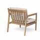 Outdoor Acacia Wood Armchair Patio Club Chair with Cushions, Set of 2 ...