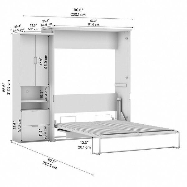 Lumina wall bed with desk store