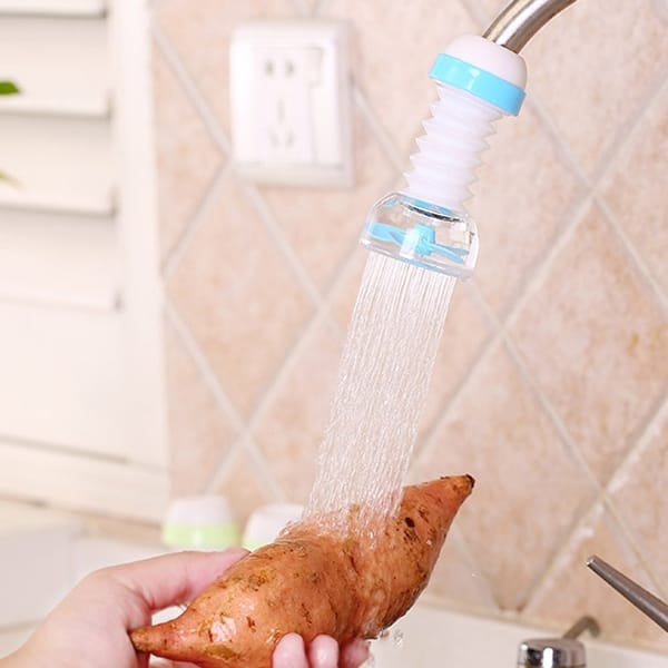 360 Degree Rotating Kitchen Faucet Aerator Telescopic Tap Nozzle With ...