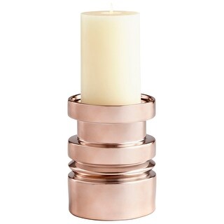 Cyan Design 08502 Sanguine 8" Tall Ceramic Metallic Pillar Candle ...