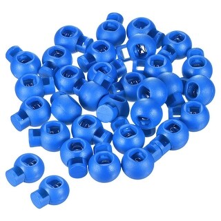 Cord Locks, 30 Pack Ball Spring Toggle Stopper, Sky Blue - Sky Blue ...