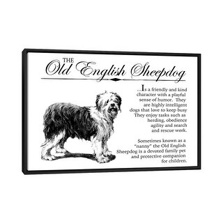 iCanvas "Vintage Old English Storybook Style" by Traci Anderson Framed ...