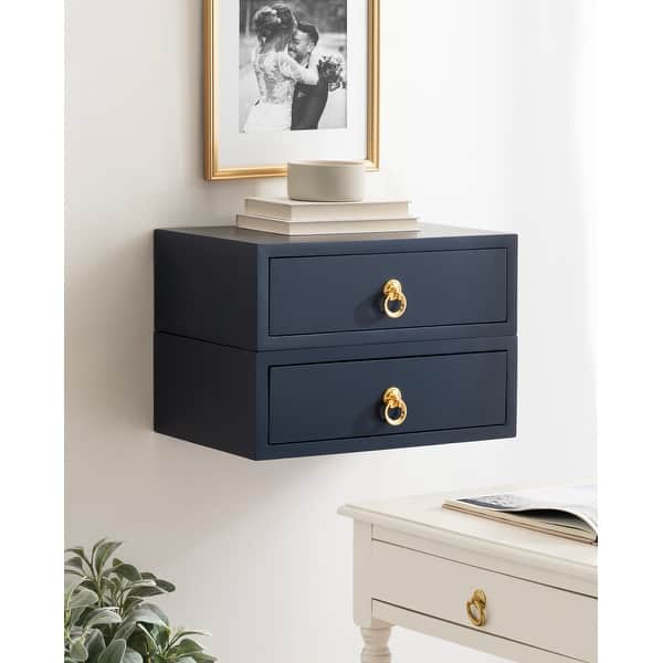 Kate and Laurel Decklyn Floating Side Table with Drawer - Bed Bath ...