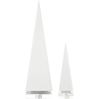 Uttermost 18006 Great Pyramids 19-1/4" Tall Ceramic and Crystal - Bed ...