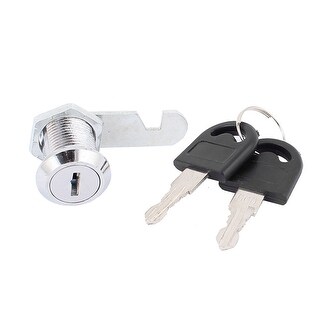 Cabinet Closet 18mm Panel Cutout Tubular Quarter Turn Safety Cam Lock w ...