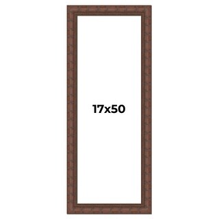 17x50 Frame Pewter Solid Wood Picture Frame Width 1.625 Inches ...