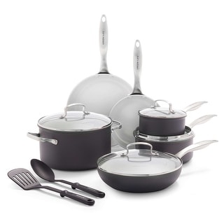 GreenLife Classic Pro Healthy Ceramic Non-Stick 12pc Cookware Set - Bed ...