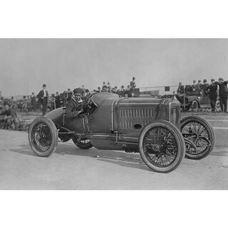 Maxwell Racing Car Driven By Jack Mckay As Onlookers Watch From Behind ...