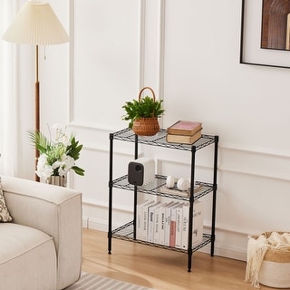 3-Tier Storage Shelving Unit, Adjustable Metal Wire Racks - Bed Bath ...