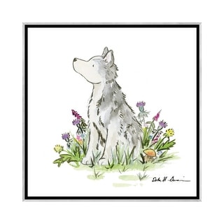 iCanvas "Hatcher The Husky" by Jasper And Ruby Framed - Bed Bath ...