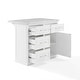 Crosley Cutler Faux Marble Top Kitchen Island - 27"d x 42"w x 36.25"h ...