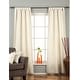 Cream Tab Top Matka Raw Silk Curtain / Drape / Panel - Piece - Bed Bath ...