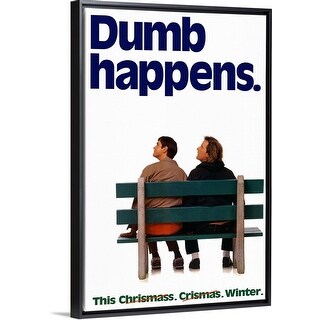 "Dumb and Dumber (1994)" Black Float Frame Canvas Art - Bed Bath ...