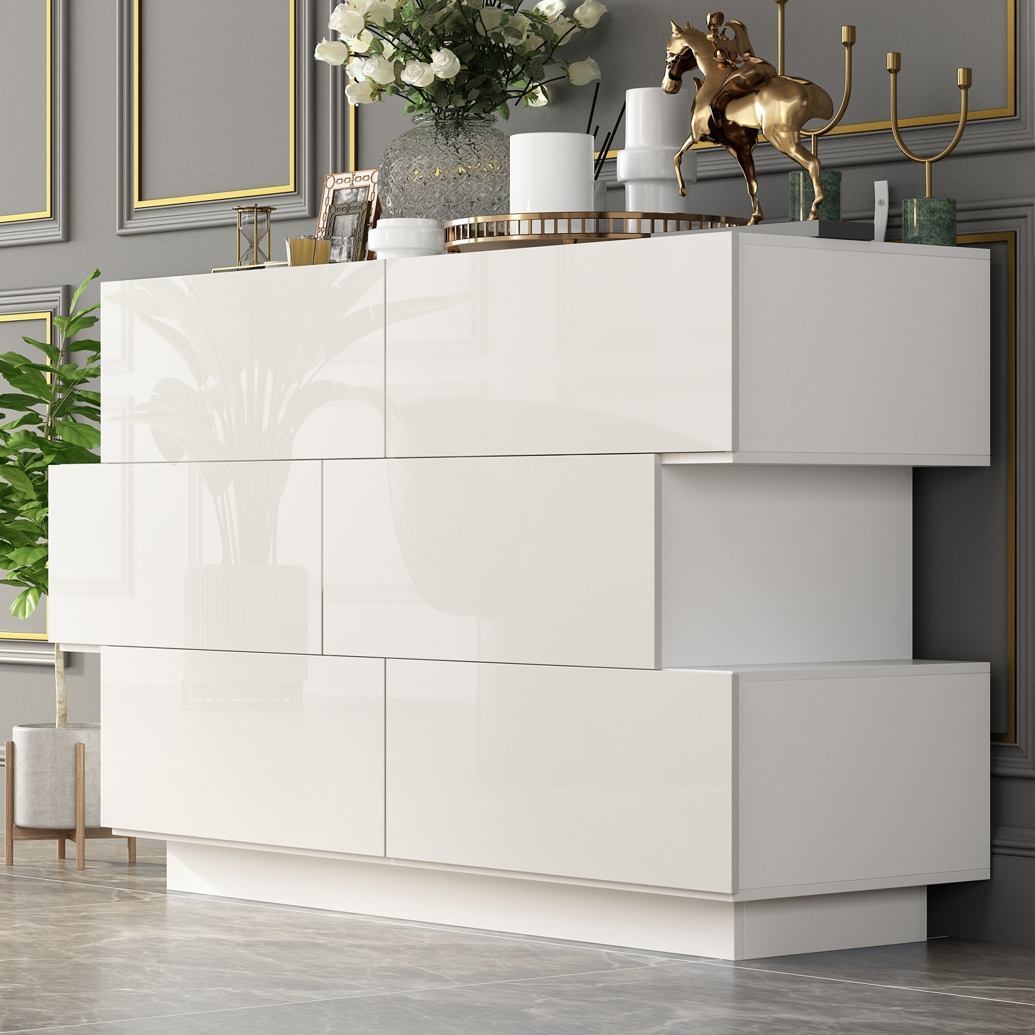 Off white dresser chest store
