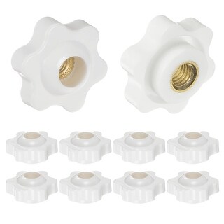 Star Knobs Head Plastic Through Hole Screw-in Clamping Handles Threaded ...