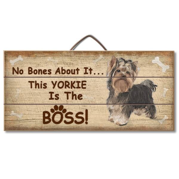 Wood Pallet Hanging Sign - Yorkie - Bed Bath & Beyond - 32715984