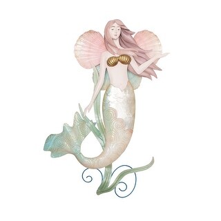 Mermaid Angel Capiz Art - Bed Bath & Beyond - 35679947