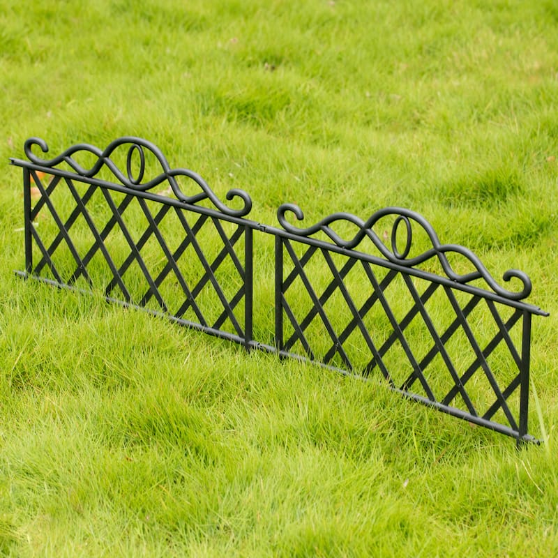 flower border fencing