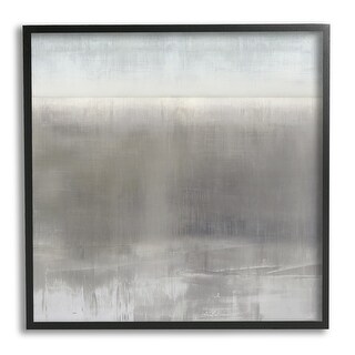 Stupell Contemporary Gray Fog Framed Giclee Art Design by Taylor ...