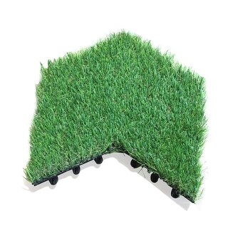 NOVO 6 PINS Grass Deck Tiles 11.18"x11.18" Acacia (10 Pack) - Bed Bath ...