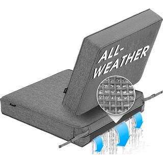 All-Weather DryFast Foam Outdoor Patio Furniture Cushions, Water ...