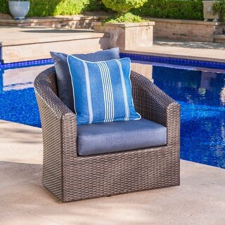 Outdoor Wicker Lounge Chairs, Club Chairs with Cushions, Suitable for ...