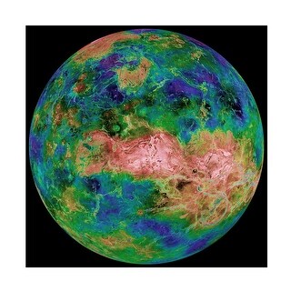 Print Collection 'Hemispheric View of Venus' Canvas Art - Bed Bath ...
