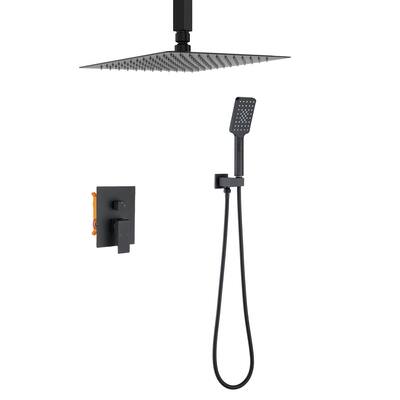 Ceiling Mounted Shower System with Handheld Showerhead - Overstock ...