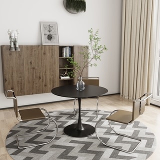 Modern Round Dining Table,Metal Base Coffee Table - Bed Bath & Beyond ...