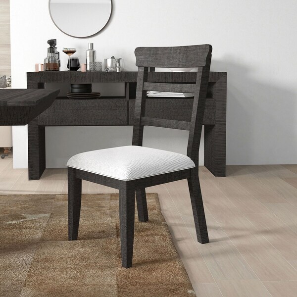 Upholstered pine wood Dining Chairs Set of 2 Bed Bath Beyond 40276013