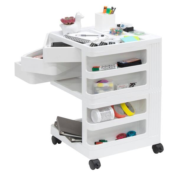 Studio Designs Kubx Pro Mobile Rotating 4-Sided Storage Organizer - 18 ...