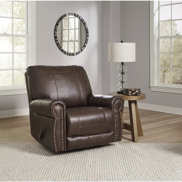 Signature Design by Ashley Colleton Dark Brown Recliner - Bed Bath ...