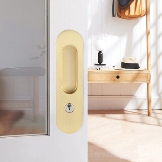 Entry Mortise Door Lock Set Security Invisible Lock with Key - Bed Bath ...