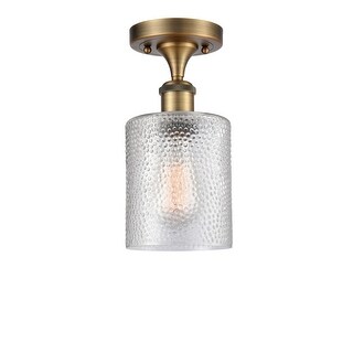 Innovations Lighting Cobbleskill 5" Wide Semi-Flush Ceiling Fixture ...
