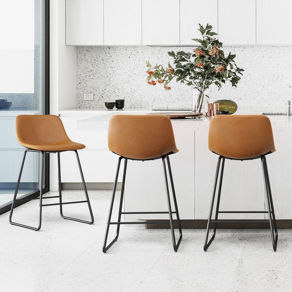 Black counter stools set of 3 store
