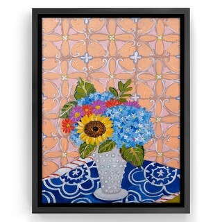 Americanflat - Bouquet Still Life I by Mandy Buchanan Floating Canvas ...