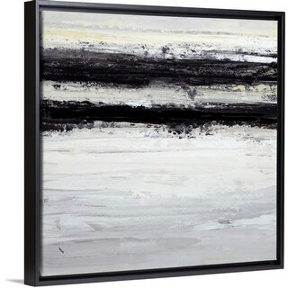 "Greyscale Memories" Black Float Frame Canvas Art - Bed Bath & Beyond ...