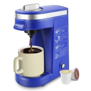 Coffee Maker Machine,Single Cup Pod Coffee Brewer with Quick Brew ...