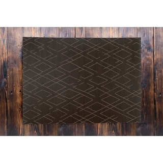 HATCH BROWN Outdoor Mat By Kavka Designs - Bed Bath & Beyond - 34350365
