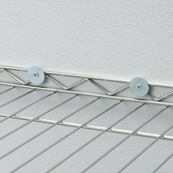 TRINITY EcoStorage® 5-Tier 18x18x56.5 Commercial Square Rack w/ Wheels ...