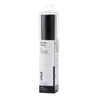 Cricut Smart Vinyl Black Vinyl Permanent (12 ft) - Bed Bath & Beyond ...