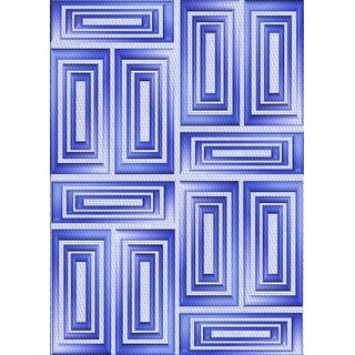 Ahgly Company Machine Washable Transitional Blue Angel Blue Area Rugs ...