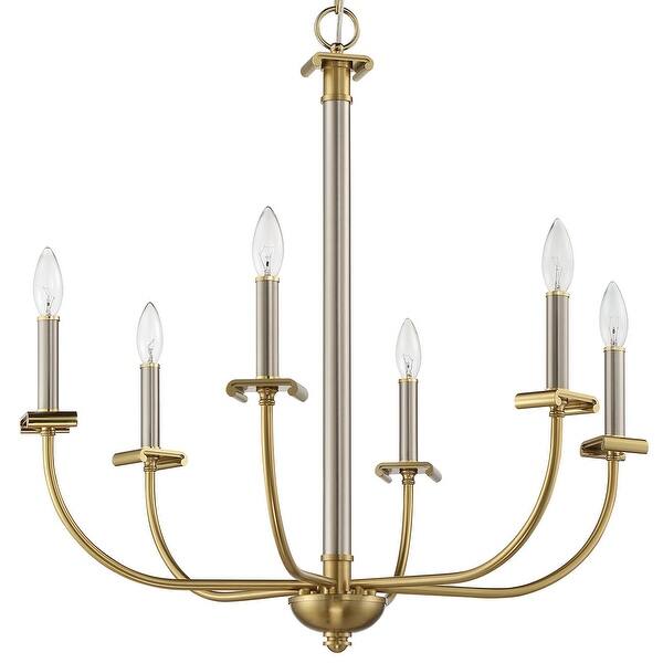 Craftmade Stanza 6 Light 26" Wide Taper Candle Chandelier - Bed Bath ...