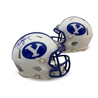 Steve Young Autographed BYU Cougars Signed Football Mini Helmet Beckett ...