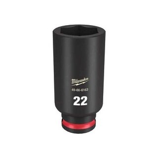 Milwaukee Tool Deep Impact Socket,Steel,22 mm 49-66-6163 - 1 Each ...