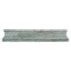 Apollo tile 2 x 12 Grandis Polished Wooden Grey Marble Tile (1.67 sq ft ...