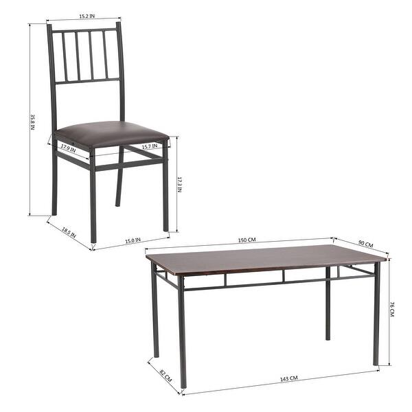 Lathan Rectangular Dining Table Set (Set of 7) - Bed Bath & Beyond ...