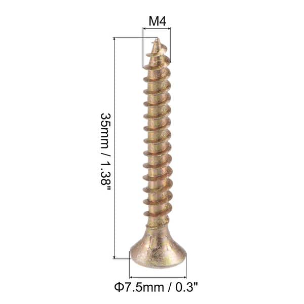 Wood Screws Phillips Flat Head Carbon Steel for Electronics - Bed Bath ...