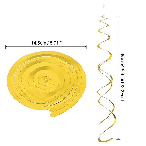 Party Hanging Double Strip Streamer with Hang Tag Hook 20Pcs - Bed Bath ...