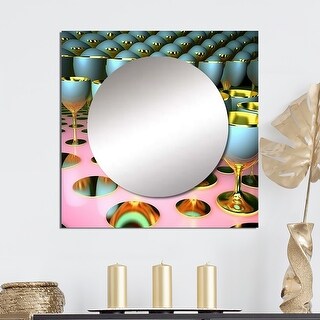 Designart "Visions Of Eye Of Consciousness Futuristic I" Eye Wall ...